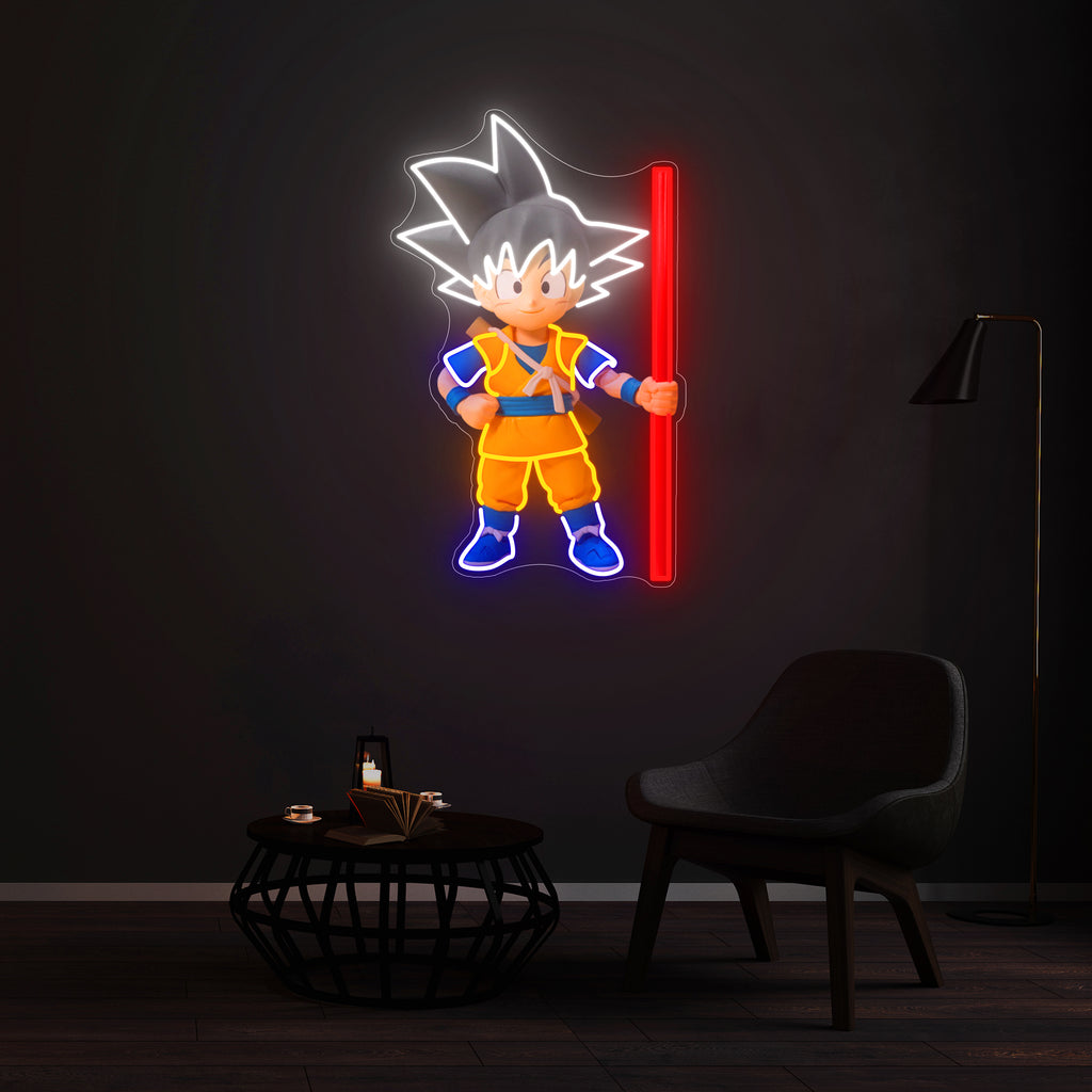 Néon Goku Son